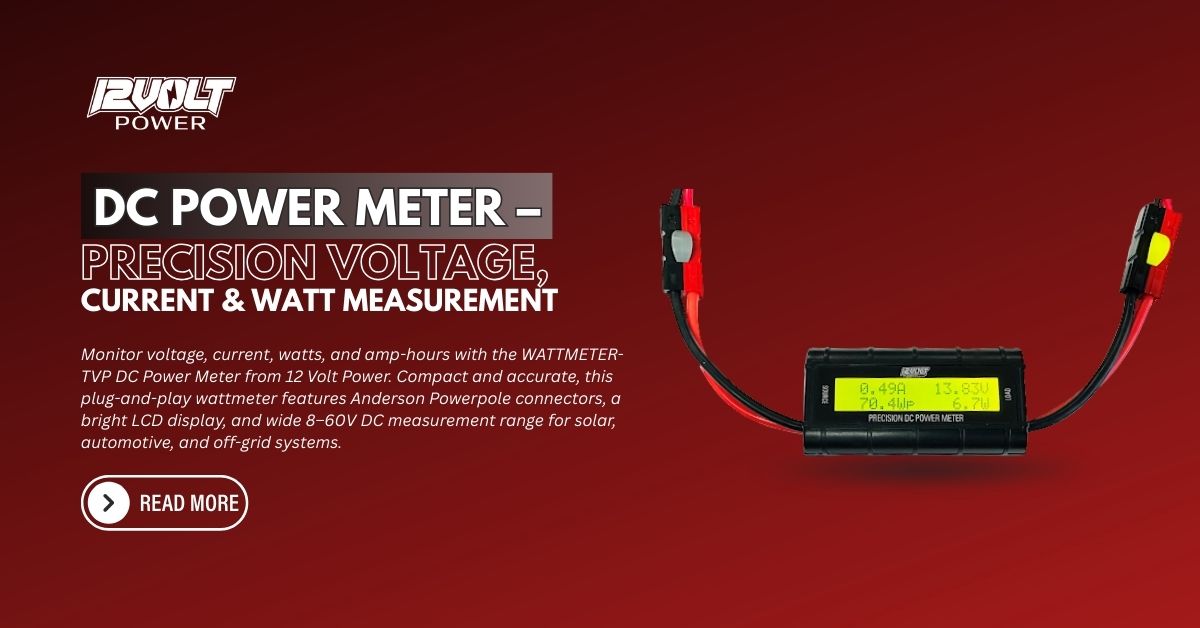 WATTMETER-TVP DC Power Meter | Real-Time Voltage, Current & Watt ...