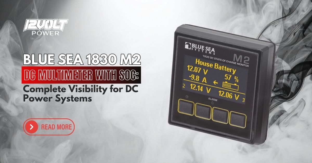 Blue Sea 1830 M2 DC Multimeter with State-of-Charge Monitoring